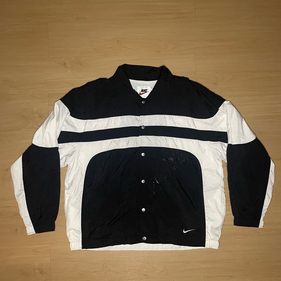 Nike | Jackets & Coats | Rare Vintage 9s Nike Snap Button Color Block ...